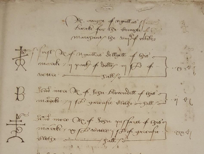 St Andrew the Apostle - Hamble-le-Rice: Hampshire Medieval Graffiti Survey